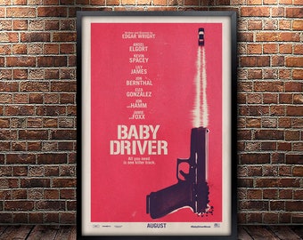 Baby Driver Movie Poster - Etsy
