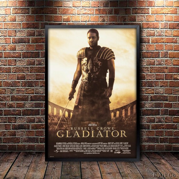 Gladiator Movie Poster Framed and Ready to Hang. - Etsy