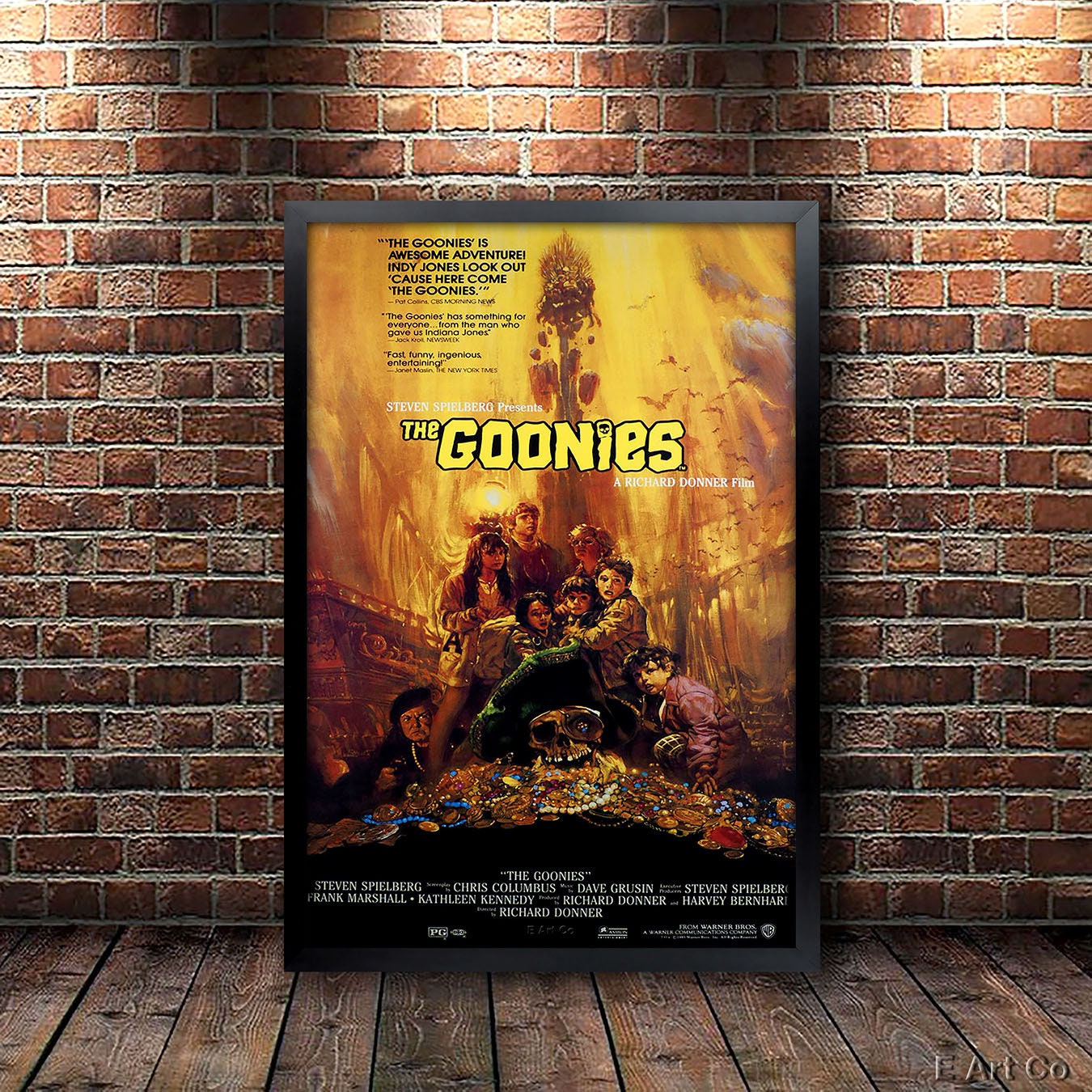 The Goonies Movie Poster Framed and Ready to Hang. | Etsy