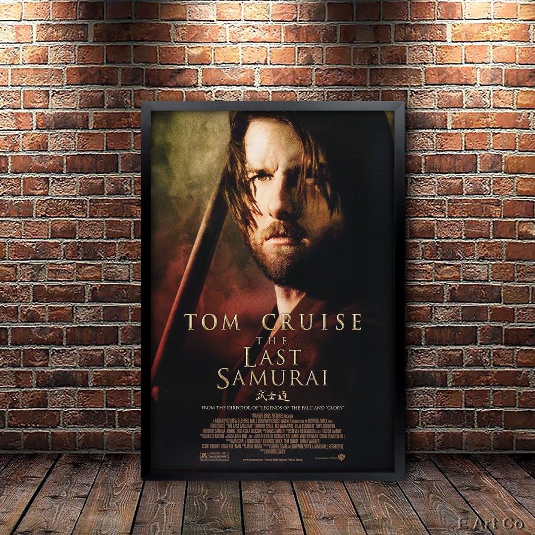 The Last Samurai Movie Poster Framed and Ready to Hang. - Etsy