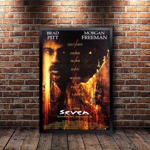 Seven Movie Poster Framed and Ready to Hang. - Etsy