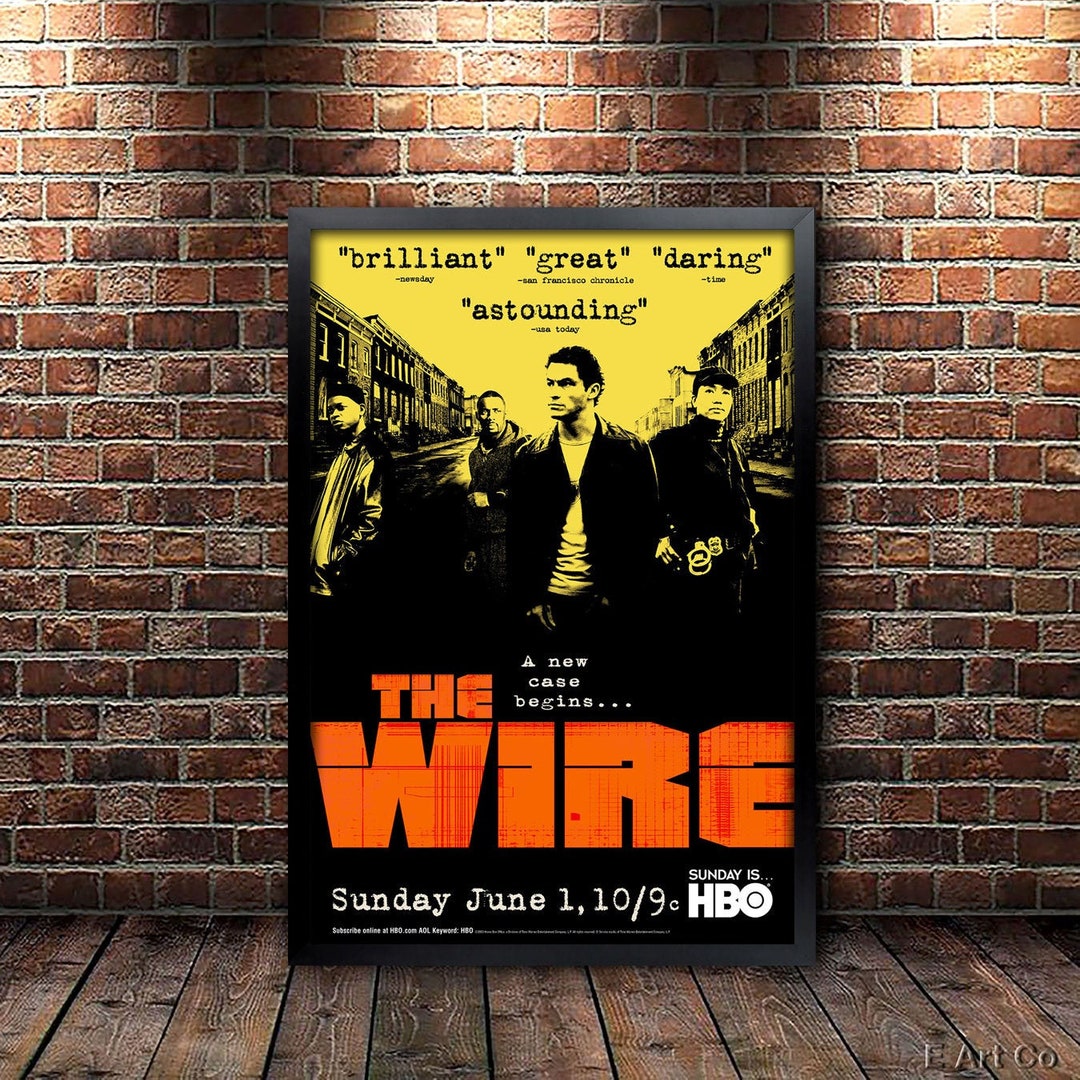 The Wire Poster Framed and Ready to Hang - Etsy