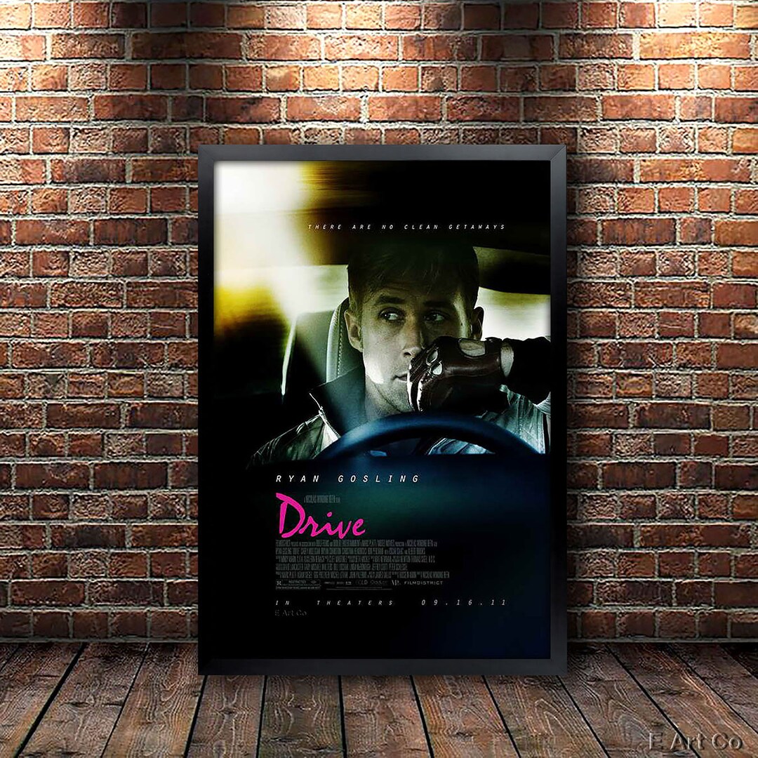 Drive, Movie Poster, Framed and Ready to Hang. - Etsy