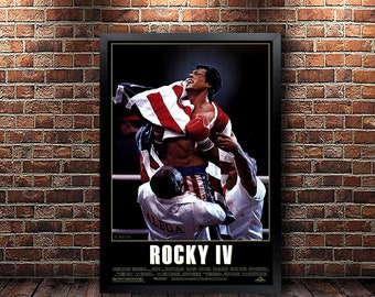 Rocky Movie Poster Framed and Ready to Hang. | Etsy