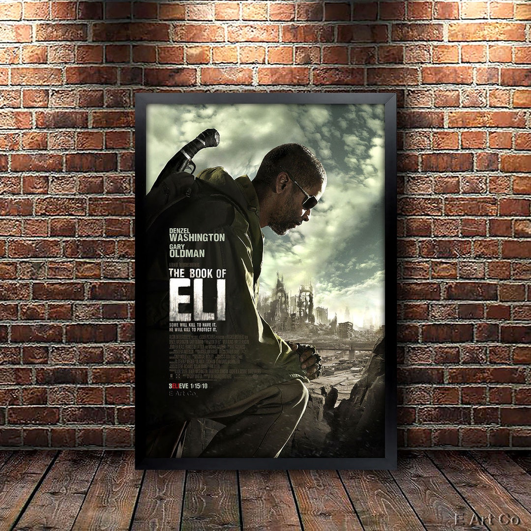 The Book of Eli Movie Poster Framed and Ready to Hang. - Etsy