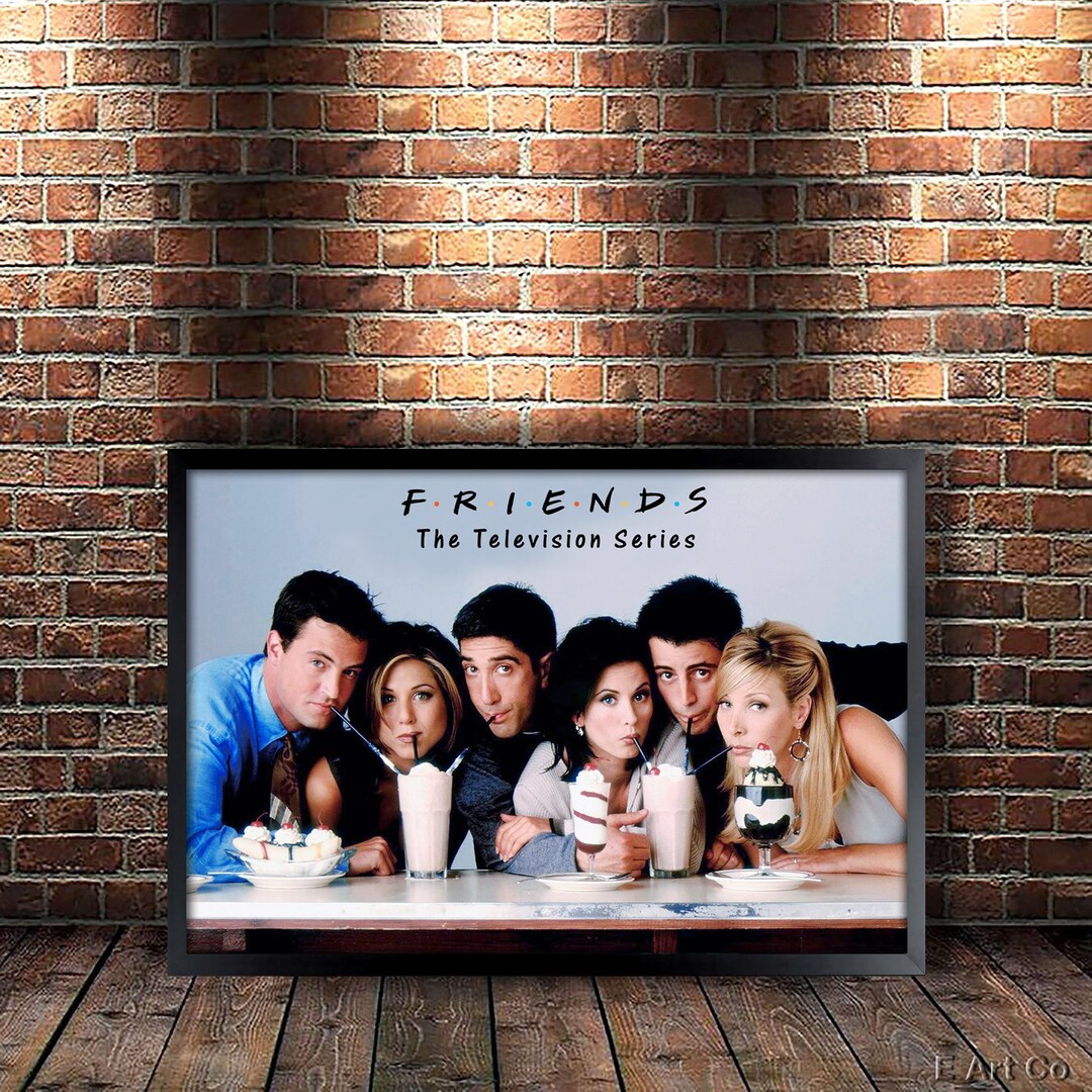 Friends Poster Framed and Ready to Hang. - Etsy