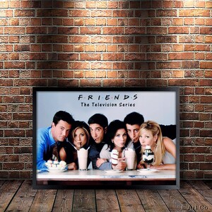 Friends Poster Framed and Ready to Hang. - Etsy