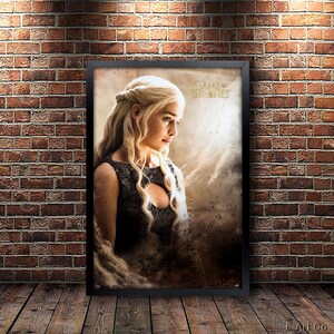 Game of Thrones Movie Poster Framed and Ready to Hang. - Etsy