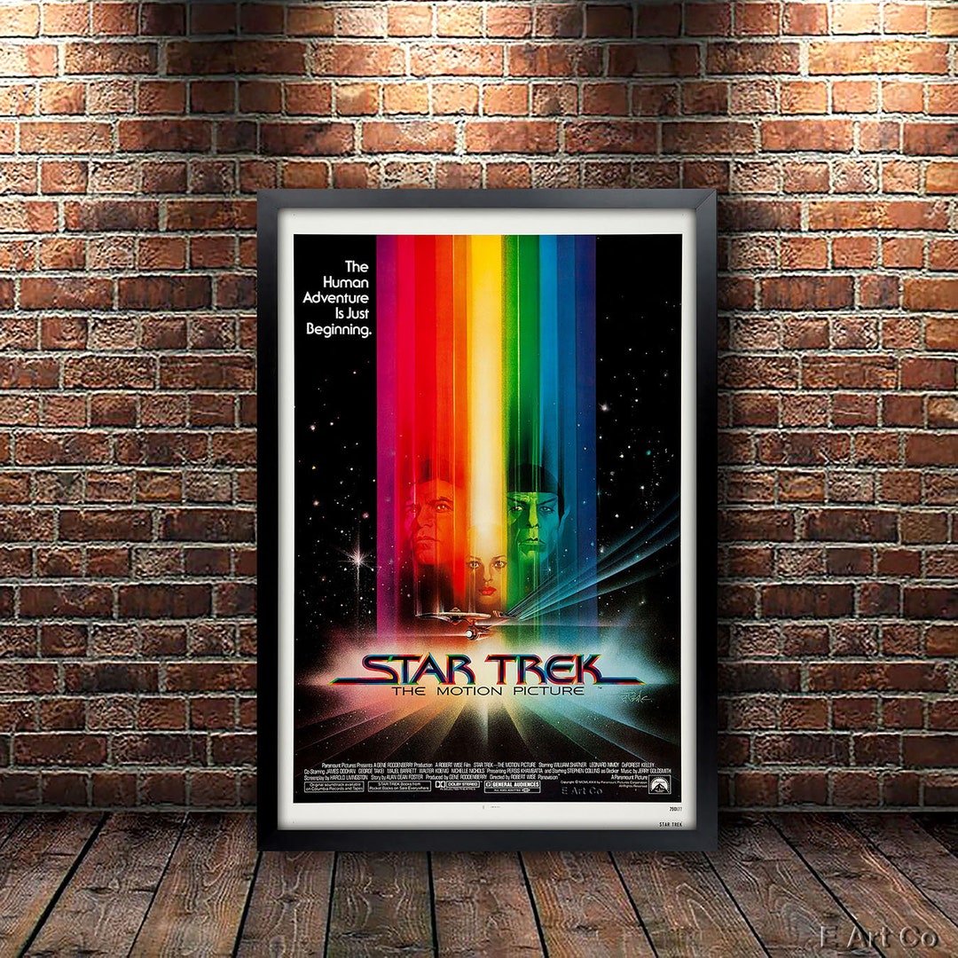 Star Trek: the Motion Picture , Movie Poster, Framed and Ready to Hang ...