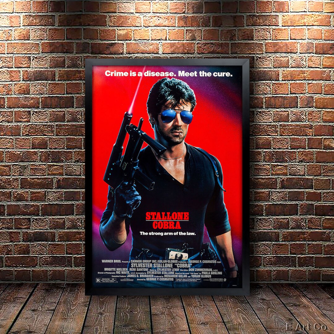 Cobra Movie Poster Framed and Ready to Hang. - Etsy