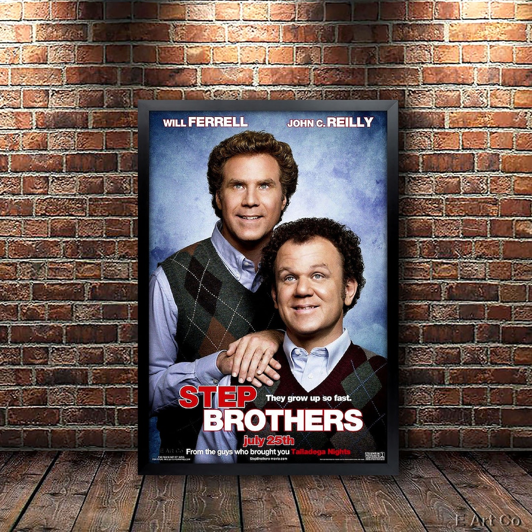 Step Brothers Movie Poster Framed and Ready to Hang. - Etsy