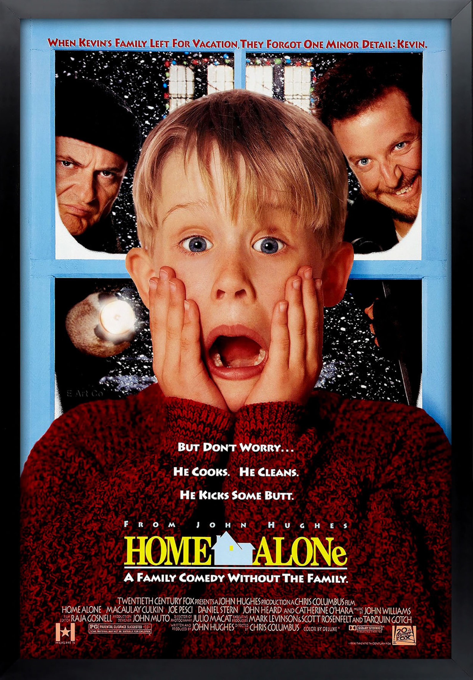 Home Alone Movie Poster Framed and Ready to Hang. - Etsy