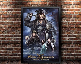 Pirates Caribbean Movie Poster - Etsy
