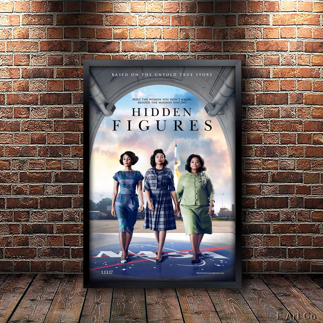 Hidden Figures Movie Poster Framed and Ready to Hang. - Etsy