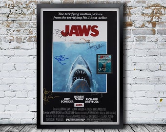 Signed Jaws Movie Poster - Etsy