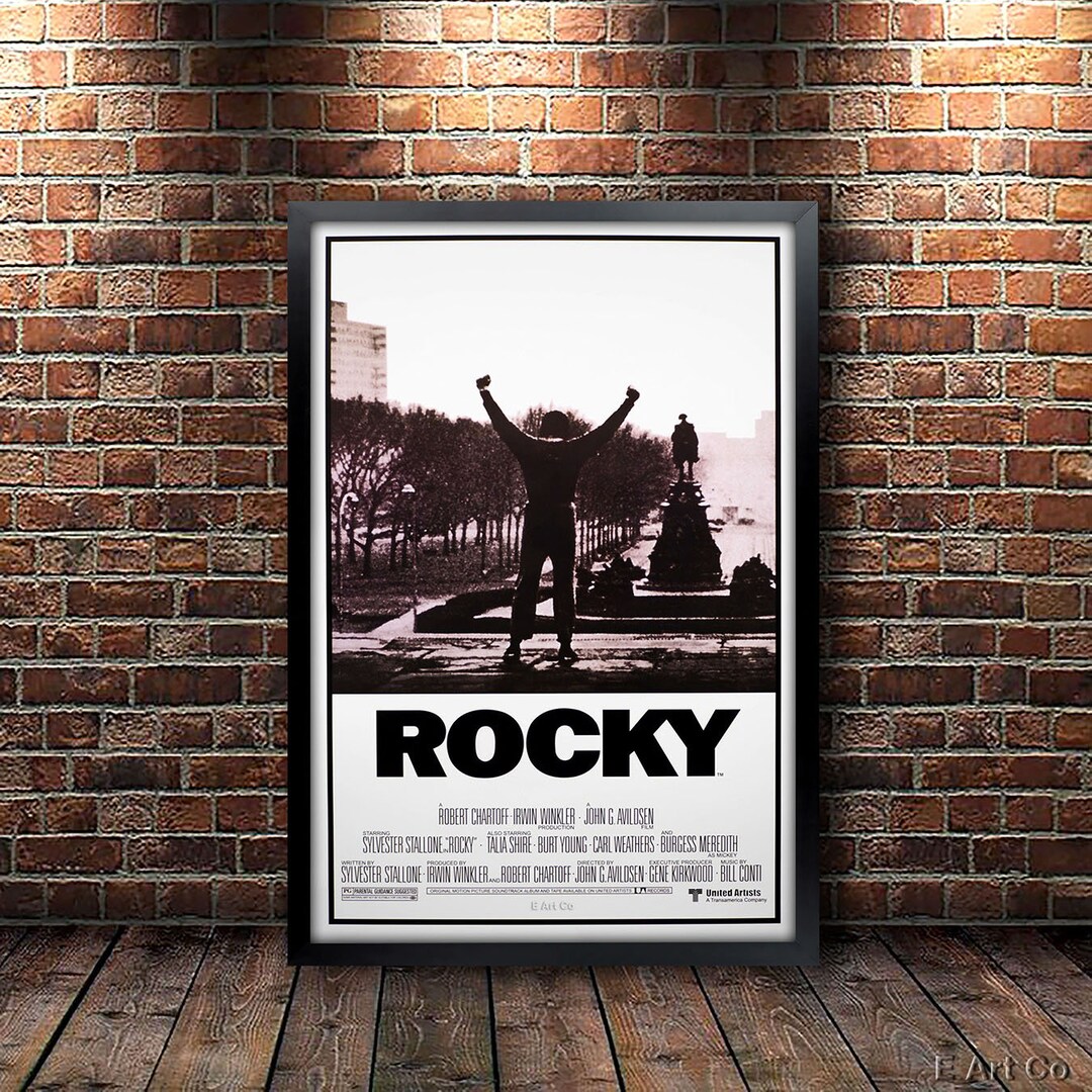 Rocky Movie Poster Framed and Ready to Hang. - Etsy