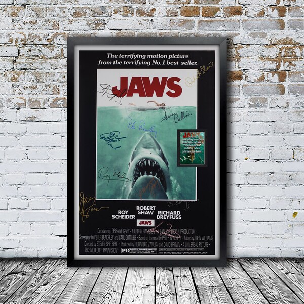 Jaws Poster - Etsy