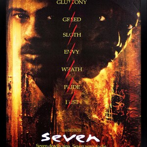 Seven Movie Poster Framed and Ready to Hang. - Etsy
