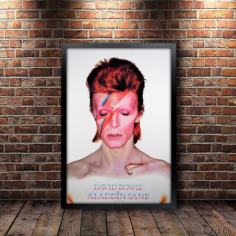David Bowie Poster Framed and Ready to Hang. - Etsy