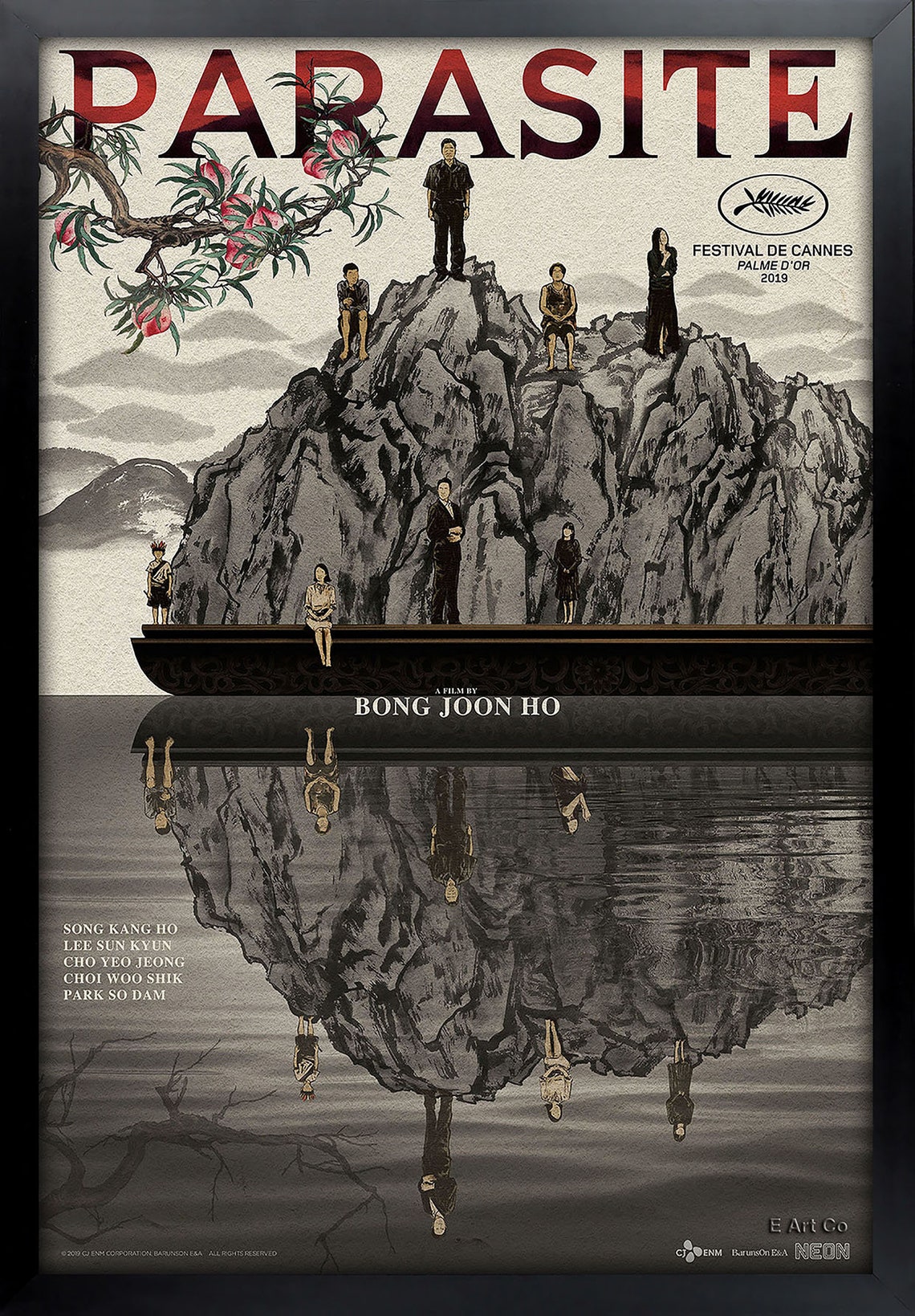 Parasite Movie Poster Framed and Ready to Hang. - Etsy