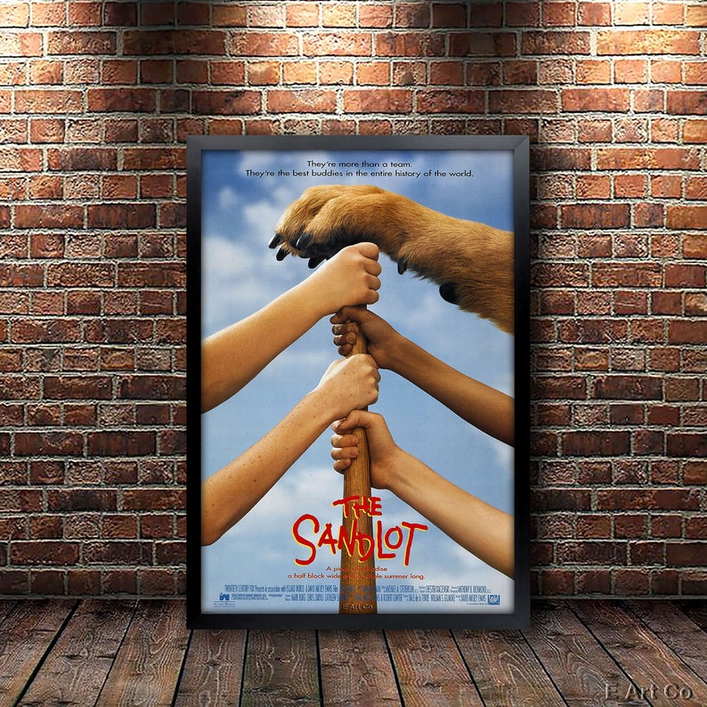 The Sandlot Movie Poster Framed and Ready to Hang. - Etsy