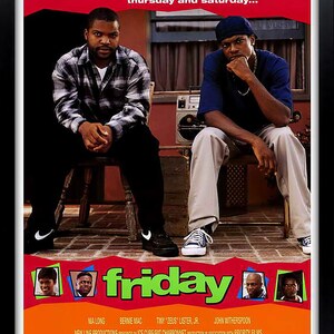Friday, Movie Poster, Framed and Ready to Hang. - Etsy