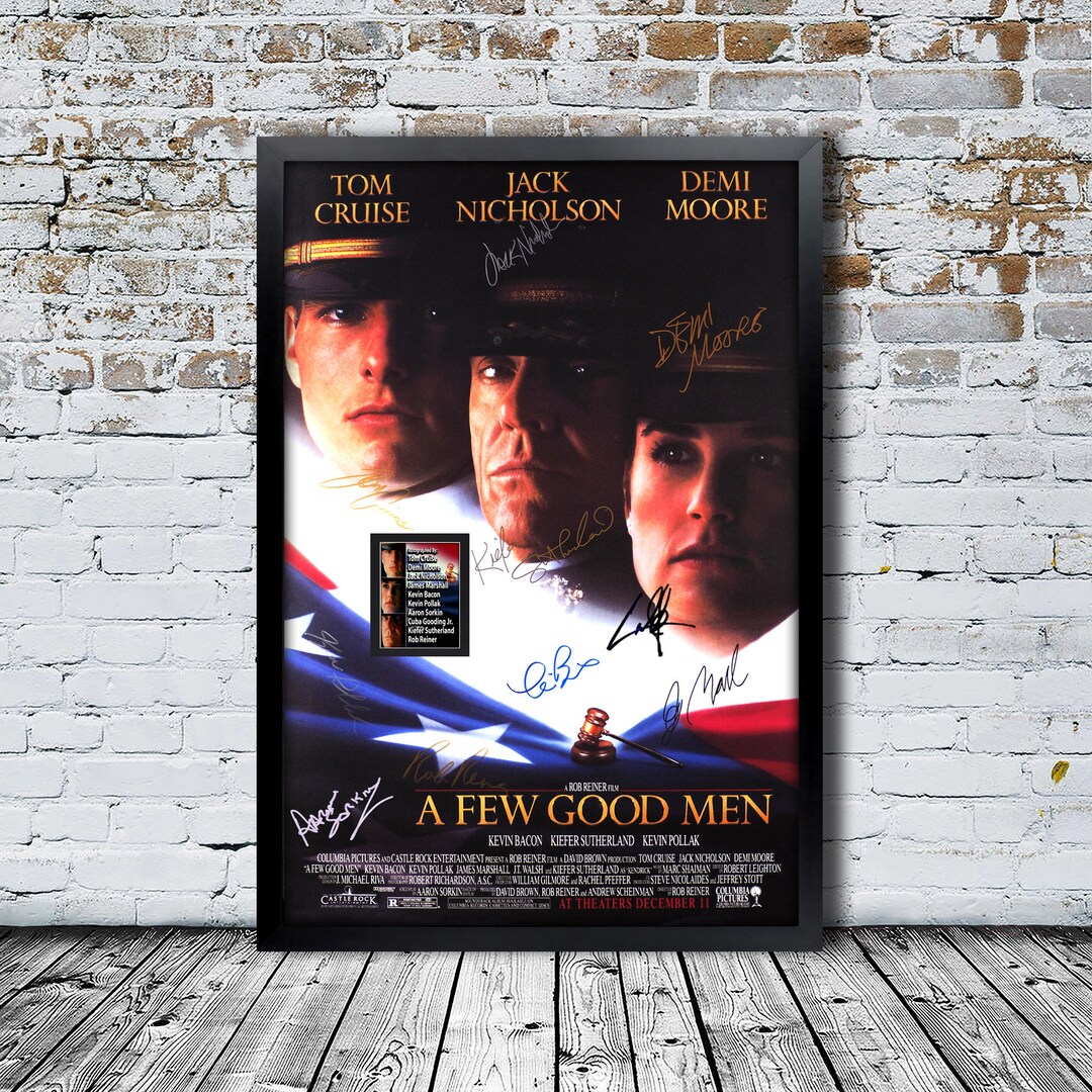 A Few Good Men Autographed Movie Posterframed, Ready to Hang, With ...