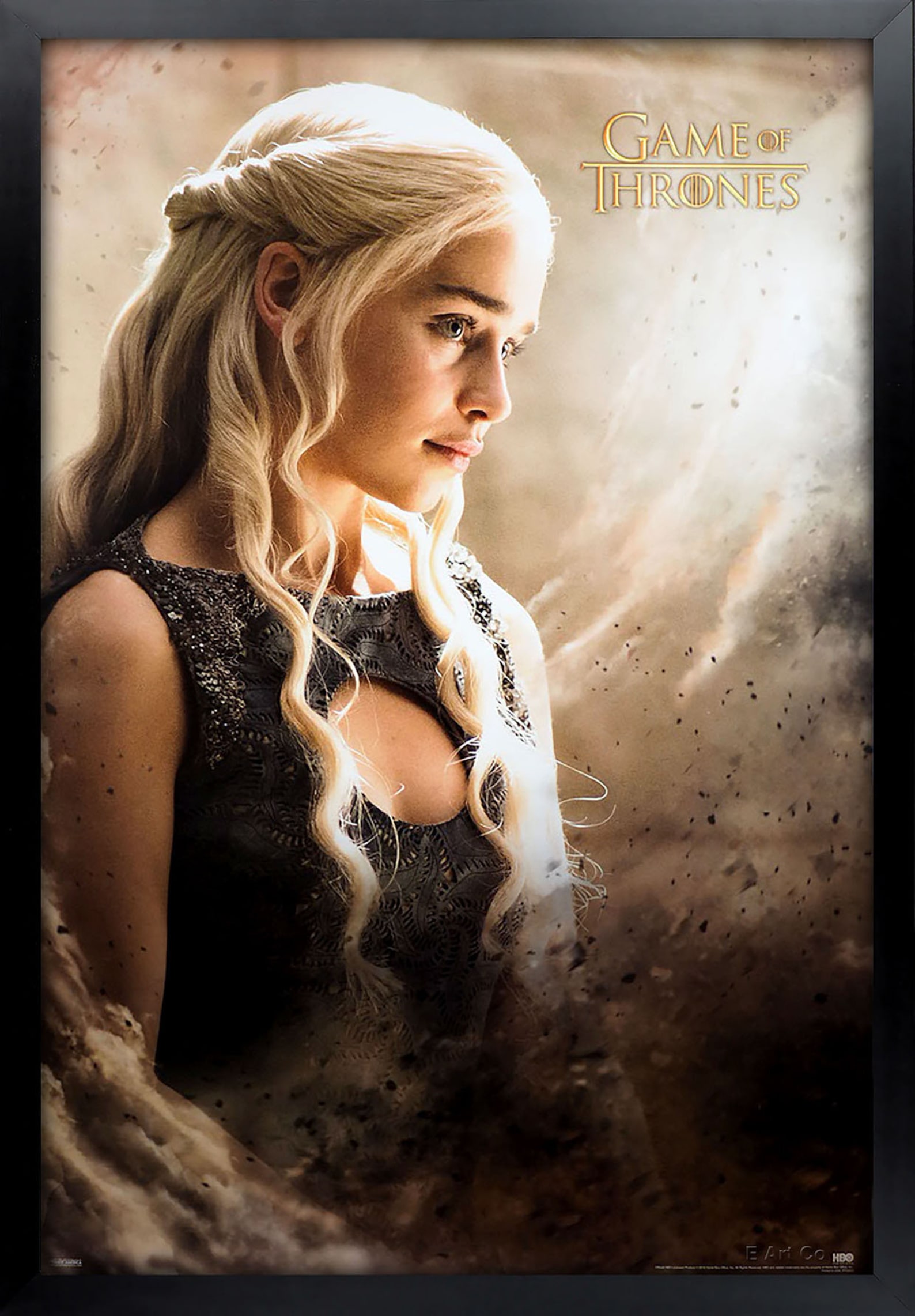 Game of Thrones Movie Poster Framed and Ready to Hang. | Etsy