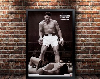 Muhammad Ali Poster Framed and Ready to Hang. | Etsy