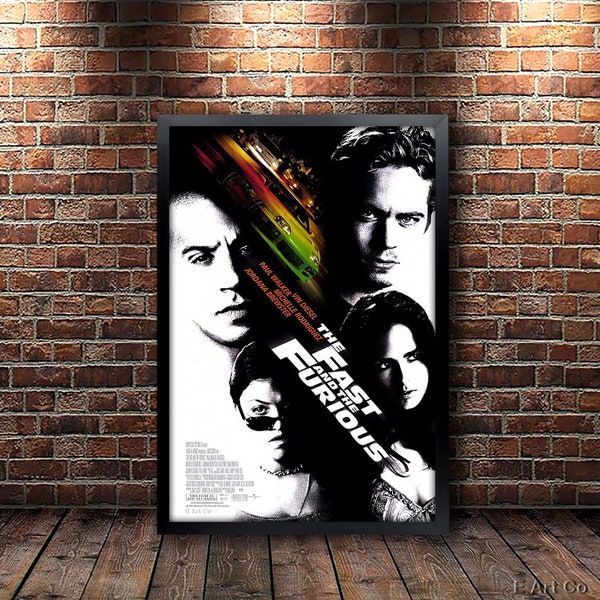 2 Fast 2 Furious Movie Poster - Etsy