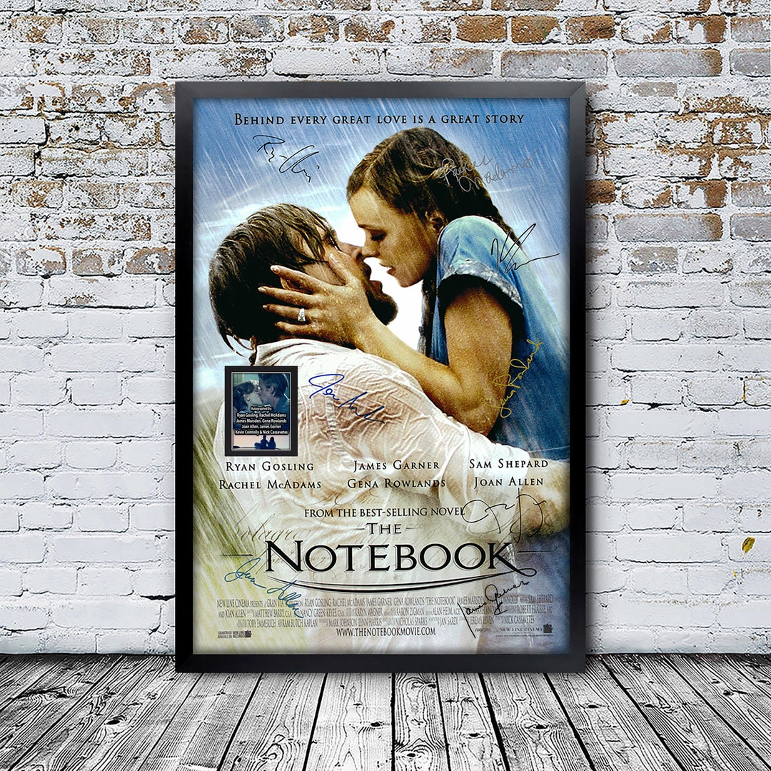 The Notebook Autographed Movie Posterframed, Ready to Hang, With ...