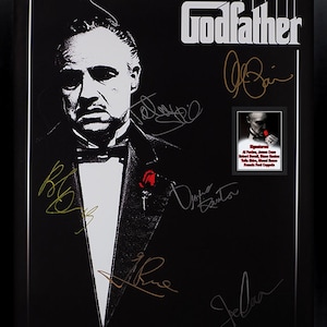 The Godfather Signed Movie Posterframed and Ready to Hang - Etsy