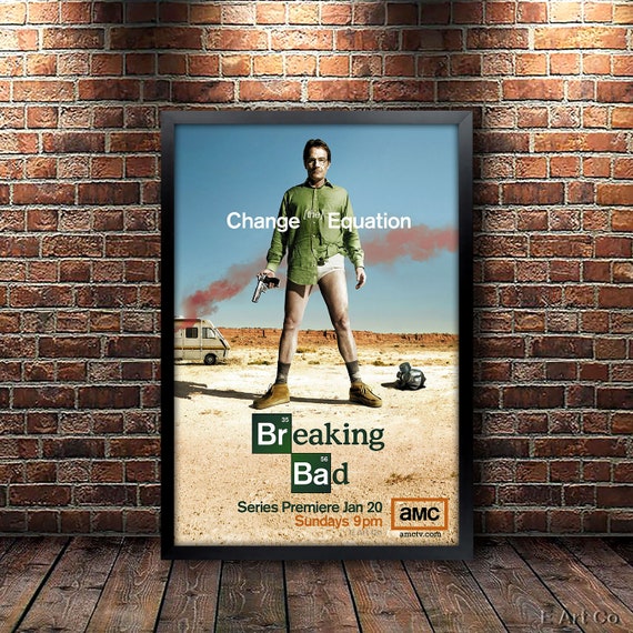 Breaking Bad Movie Poster Framed and Ready to Hang. | Etsy