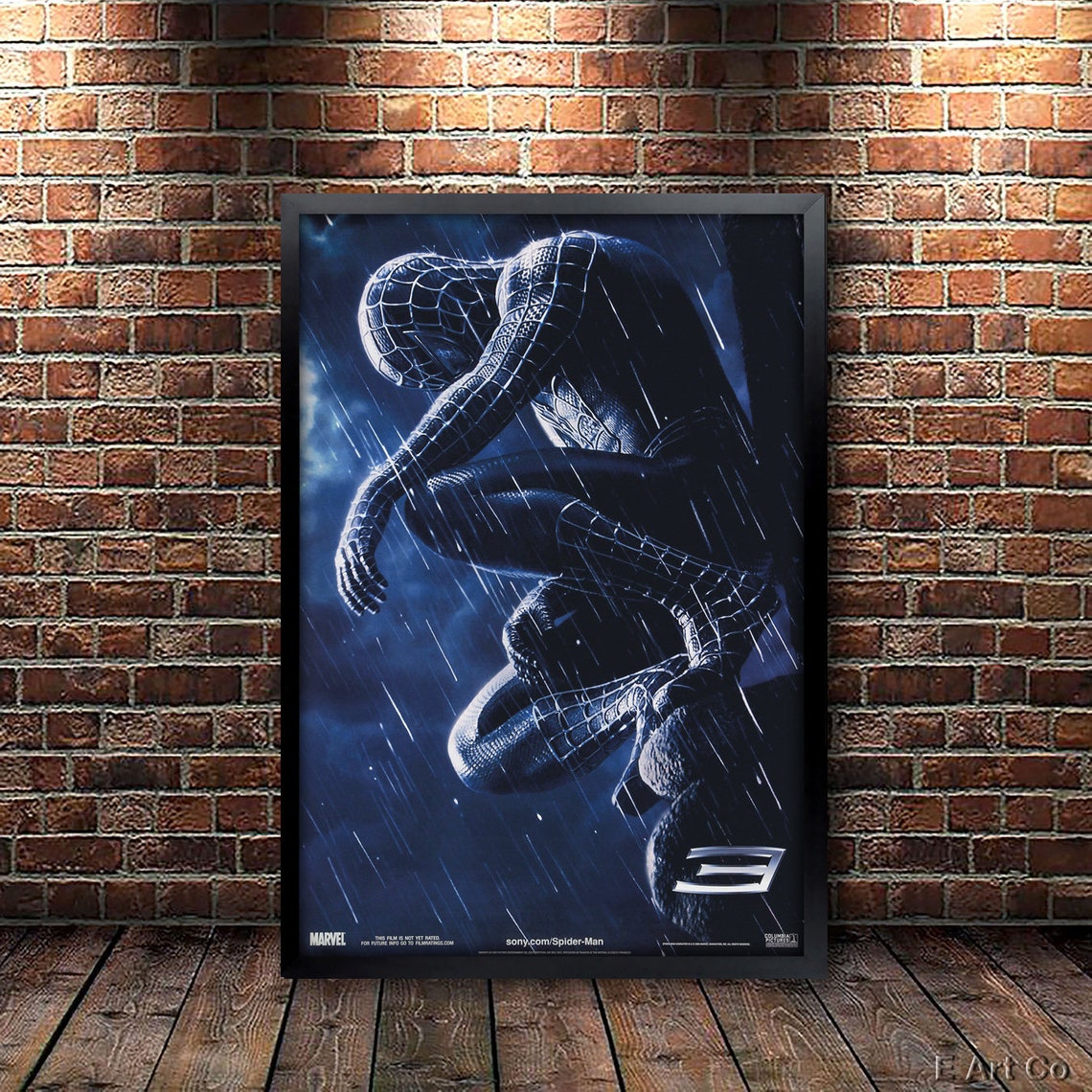 Spider Man 3 Movie Poster Framed and Ready to Hang. - Etsy