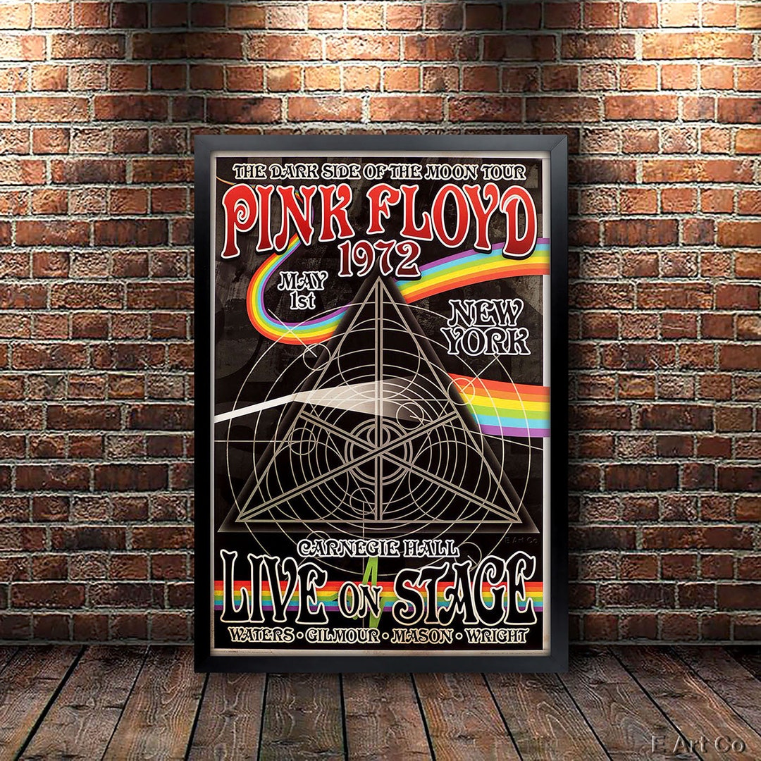 Pink Floyd Poster Framed and Ready to Hang. - Etsy