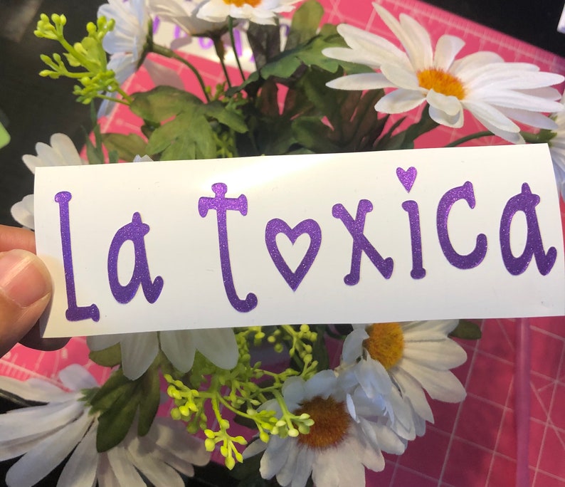 La TOXICA Car Decal Toxica Vinyl Decal Mexican Vinyl | Etsy