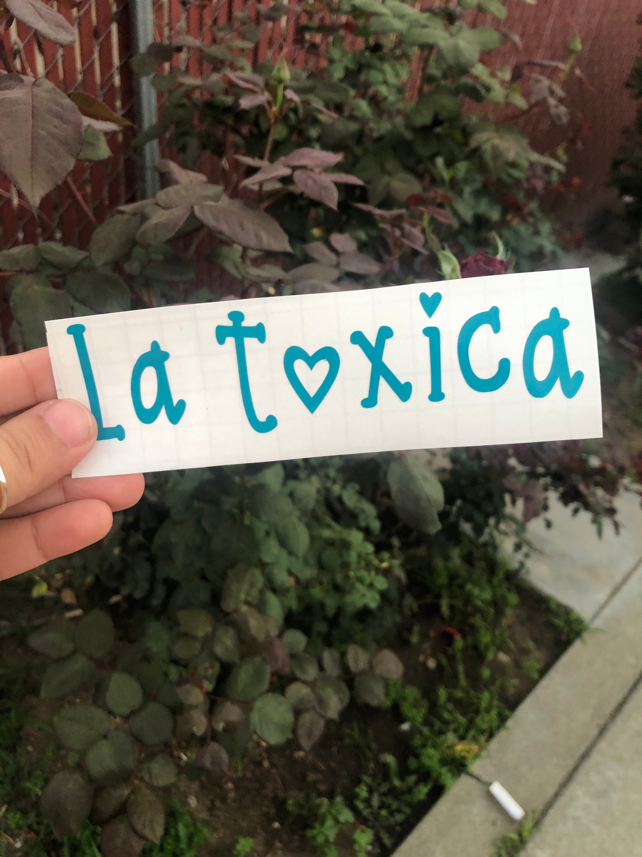 La TOXICA Car Decal Toxica Vinyl Decal Mexican Vinyl | Etsy