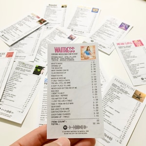 Broadway Receipt Sticker - Musical Theatre Receipt, Album Receipt ...