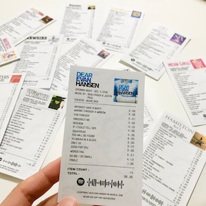 Broadway Receipt Sticker - Musical Theatre Receipt, Album Receipt ...