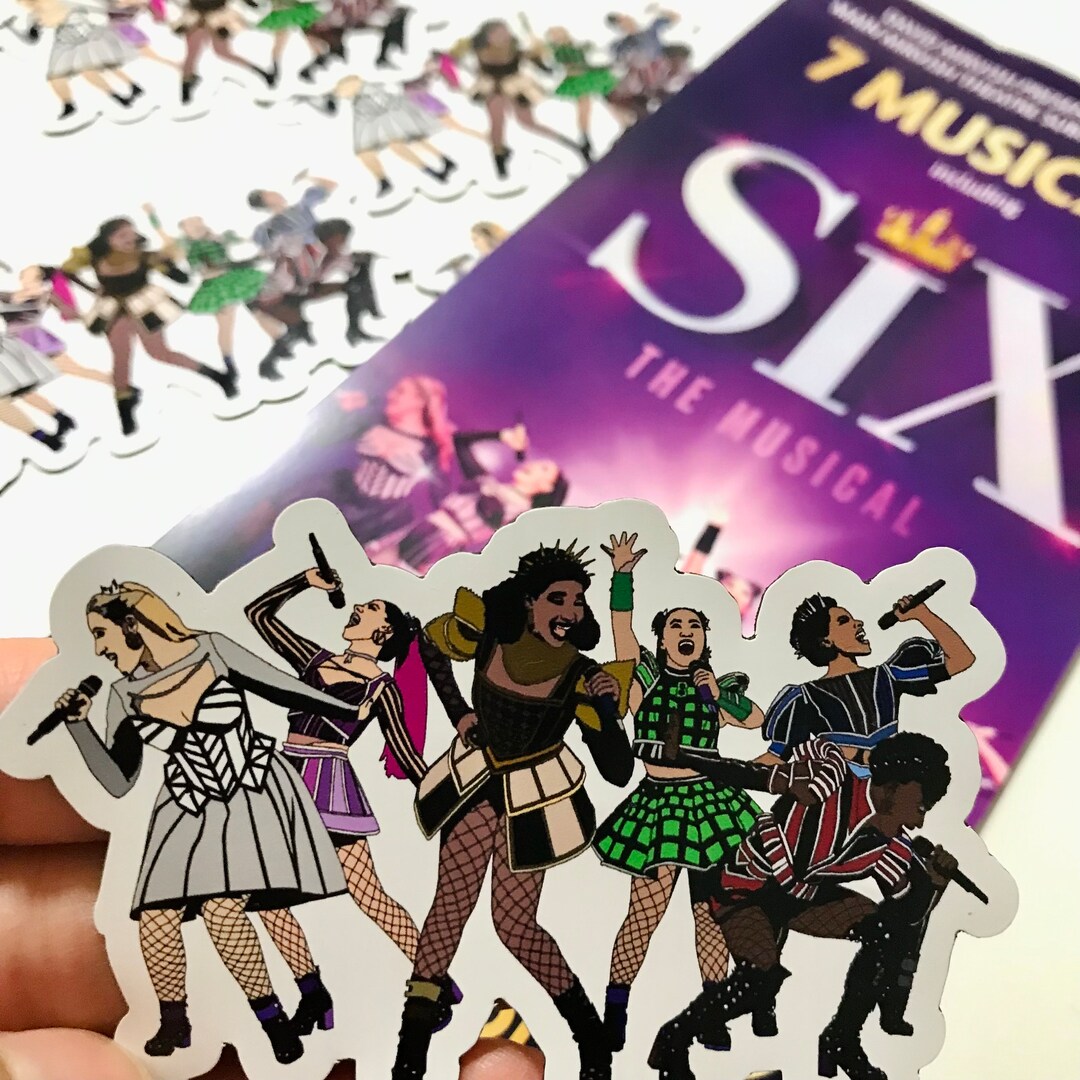Six the Musical Broadway MAGNET - 6 Queens Broadway Magnet, Six Magnet ...