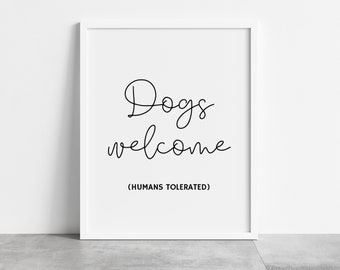 Dog Welcome Sign | Etsy