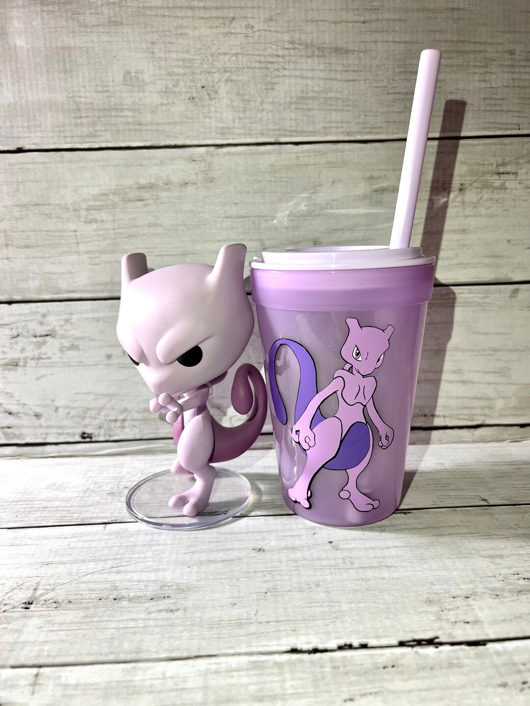 Kids or Adult Reusable Mewtwo Pokemon Cup Tumbler - Etsy