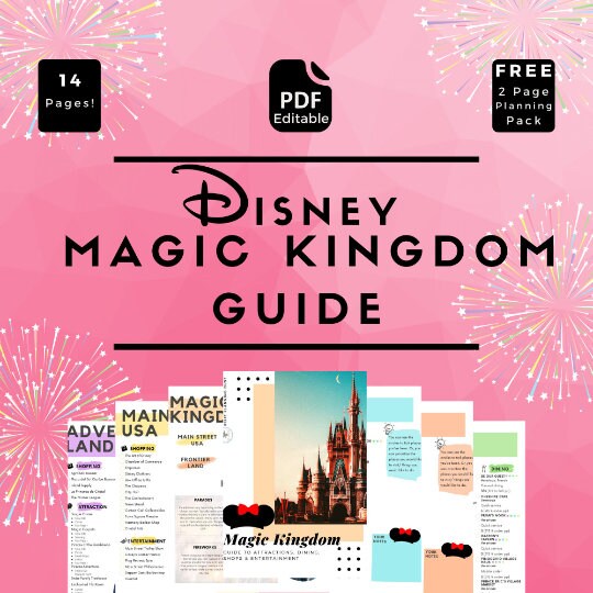 WDW Magic Kingdom Guide - Etsy