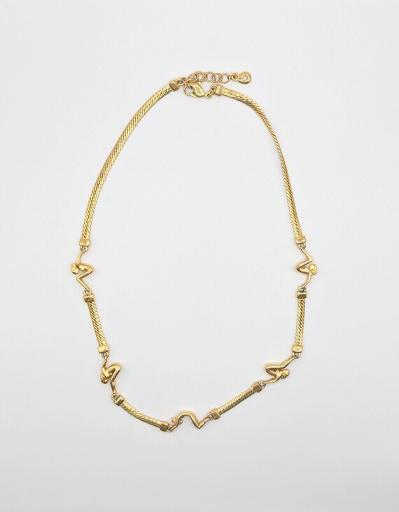 SUPER RARE Charles Jourdan gold plated dancers woman … - Gem