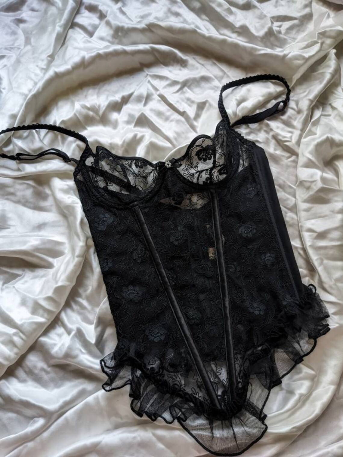 SUPER RARE Corset Basque Vintage Français Lejaby Gothique 36C - Etsy