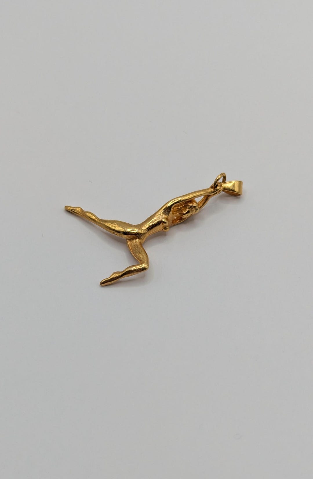 SUPER RARE Gold Plated French Acrobat Character Necklace Gold Tones - Etsy
