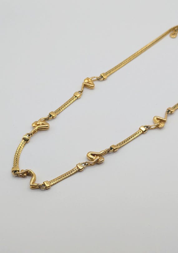 SUPER RARE Charles Jourdan gold plated dancers woman … - Gem