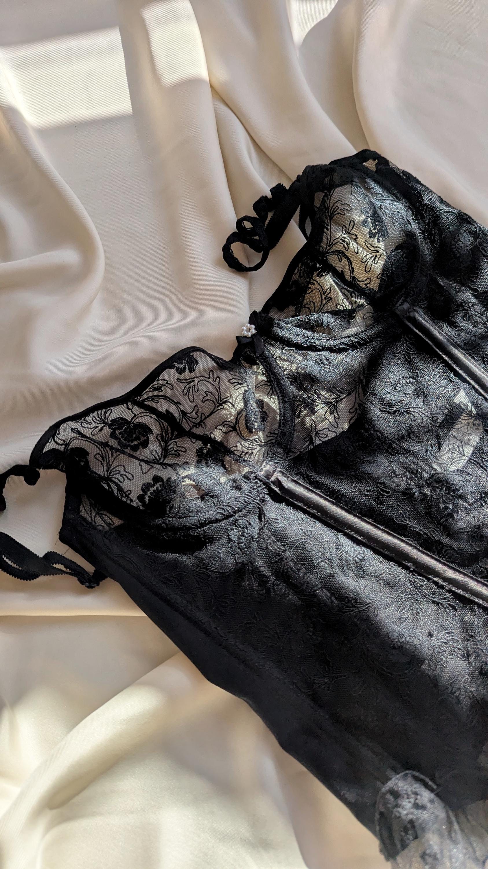 SUPER RARE Corset Basque Vintage Français Lejaby Gothique 36C - Etsy