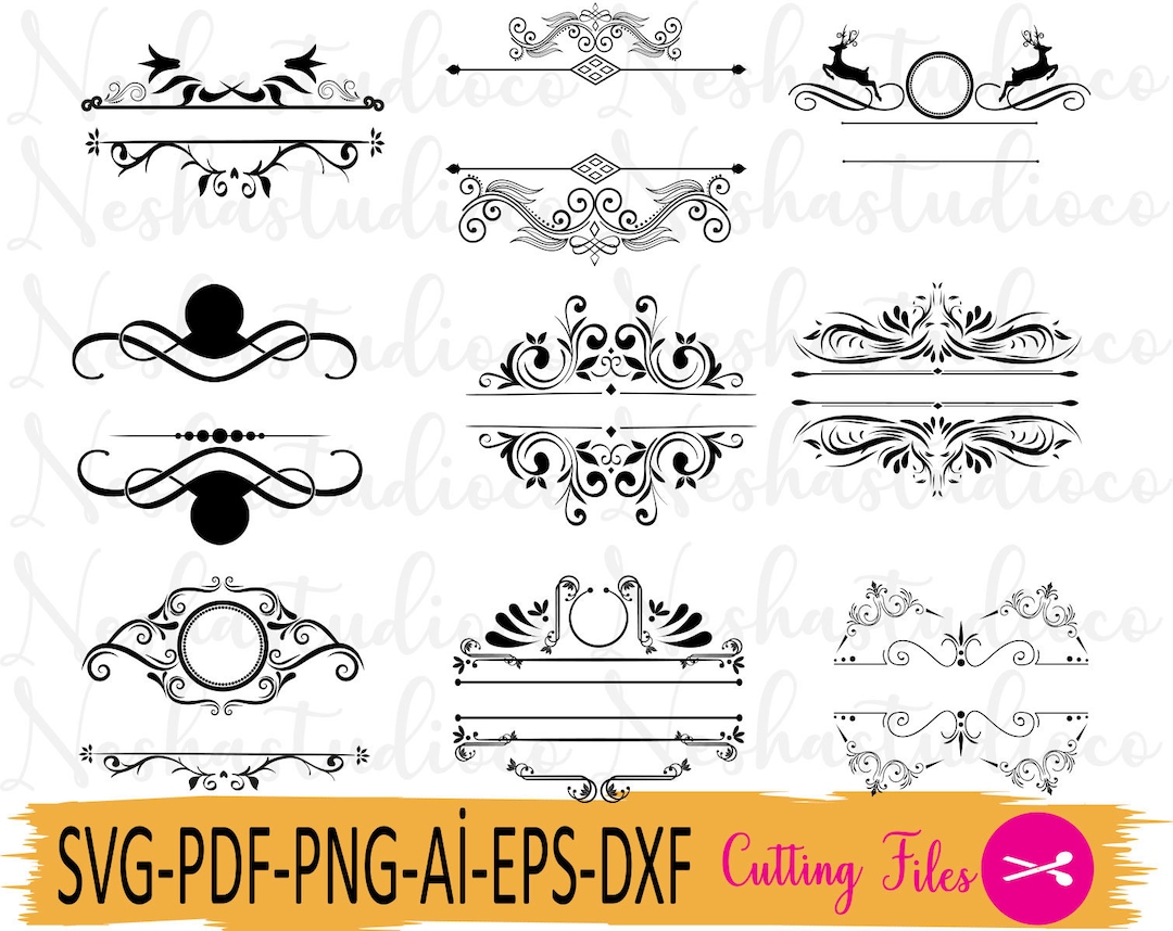 9-mailbox Frames,mail Box Signs, Mailbox Split Frame,mail Box Frame Svg ...