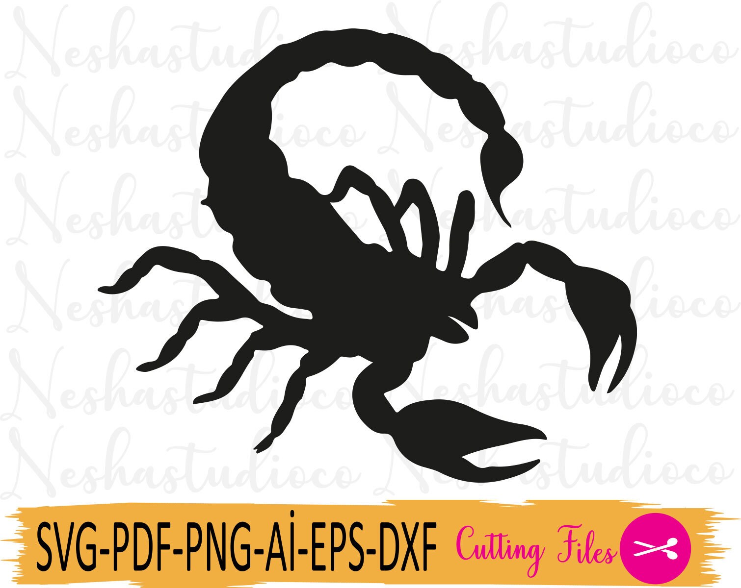 Scorpion Svg,scorpion Clipart,animal Svg,scorpion Svg Cutting File for ...